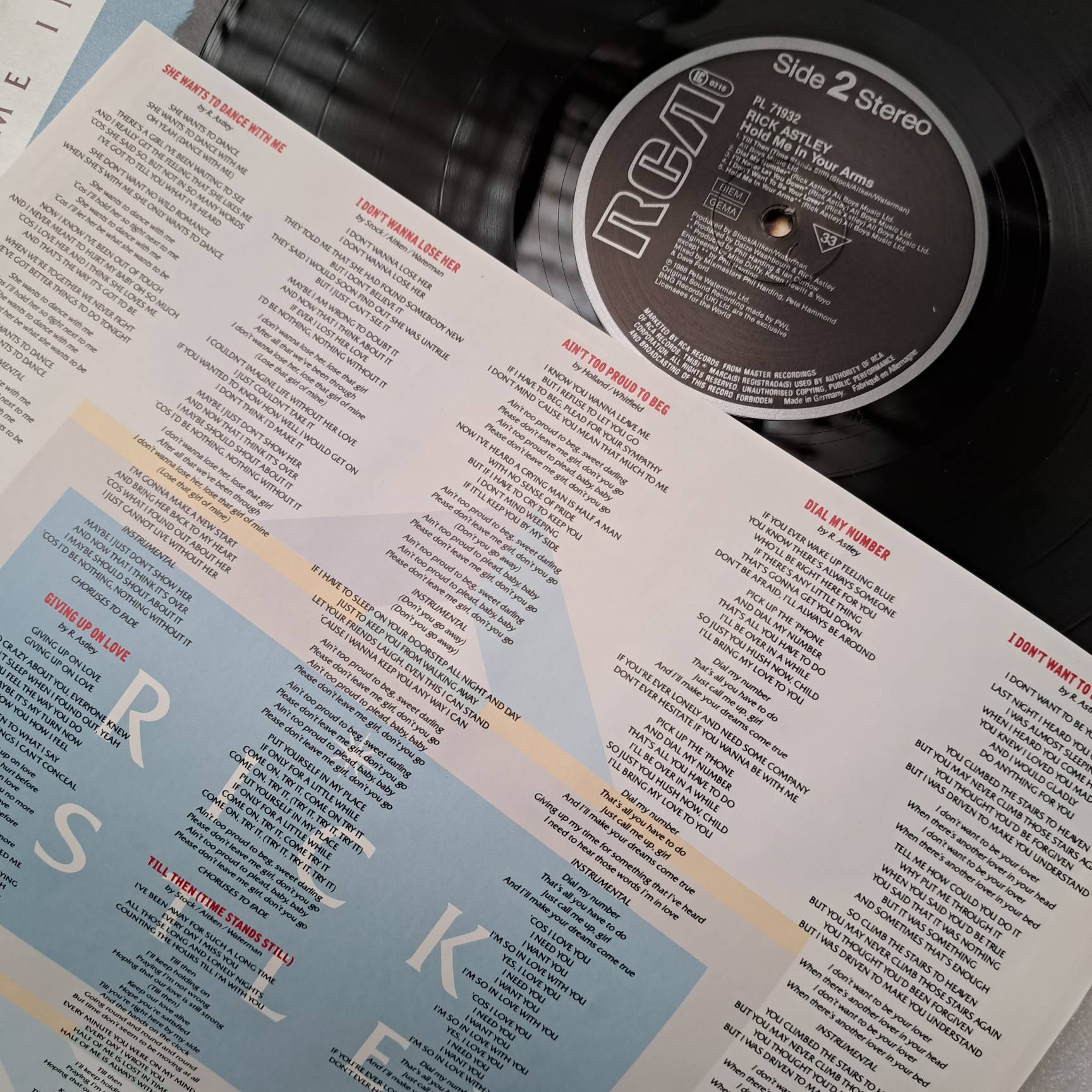 Rick Astley – Hold Me In Your Arms Disc vinil* nu gasesc – Hifi Audio Mix