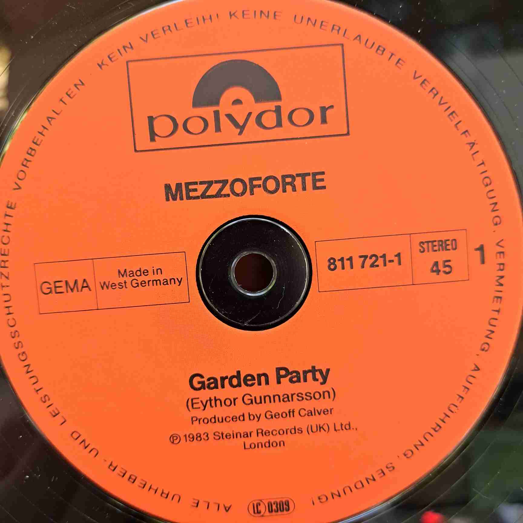 Mezzoforte – Garden Party Disc VINIL maxi - Hifi Audio Mix