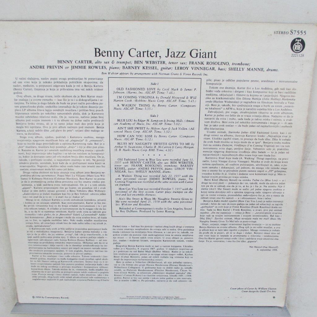 Benny Carter – Jazz Giant - Hifi Audio Mix