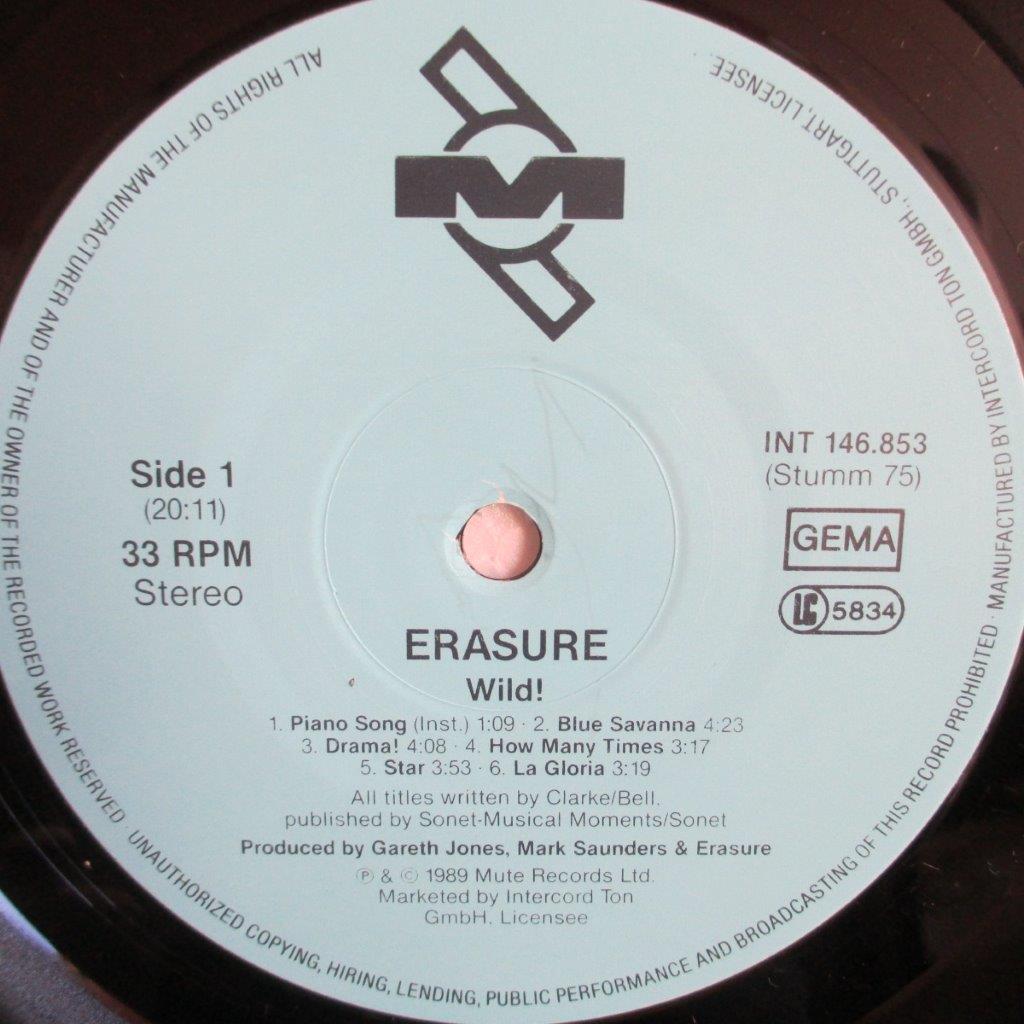 Erasure – Wild! - Hifi Audio Mix